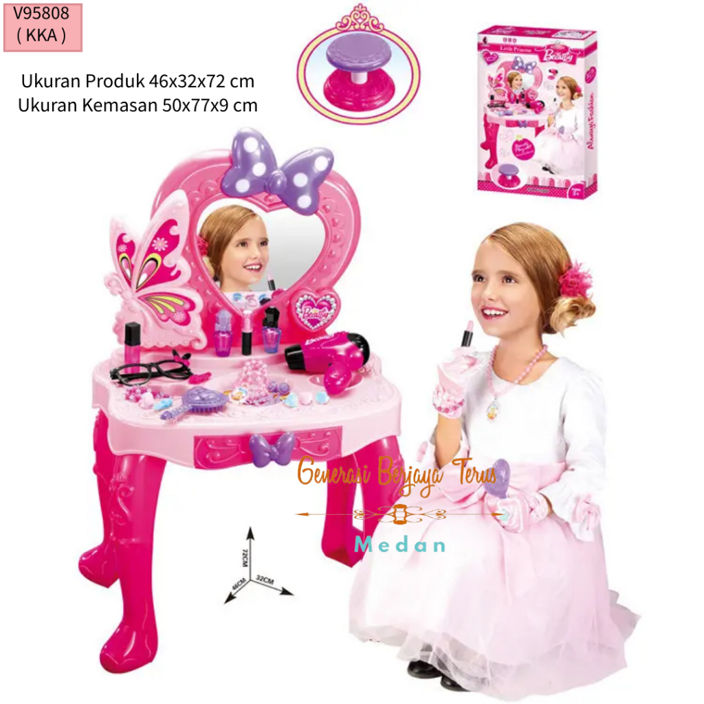 Jual Generasi Berjaya Terus - Mainan Anak Meja Rias Princess V95808 ...