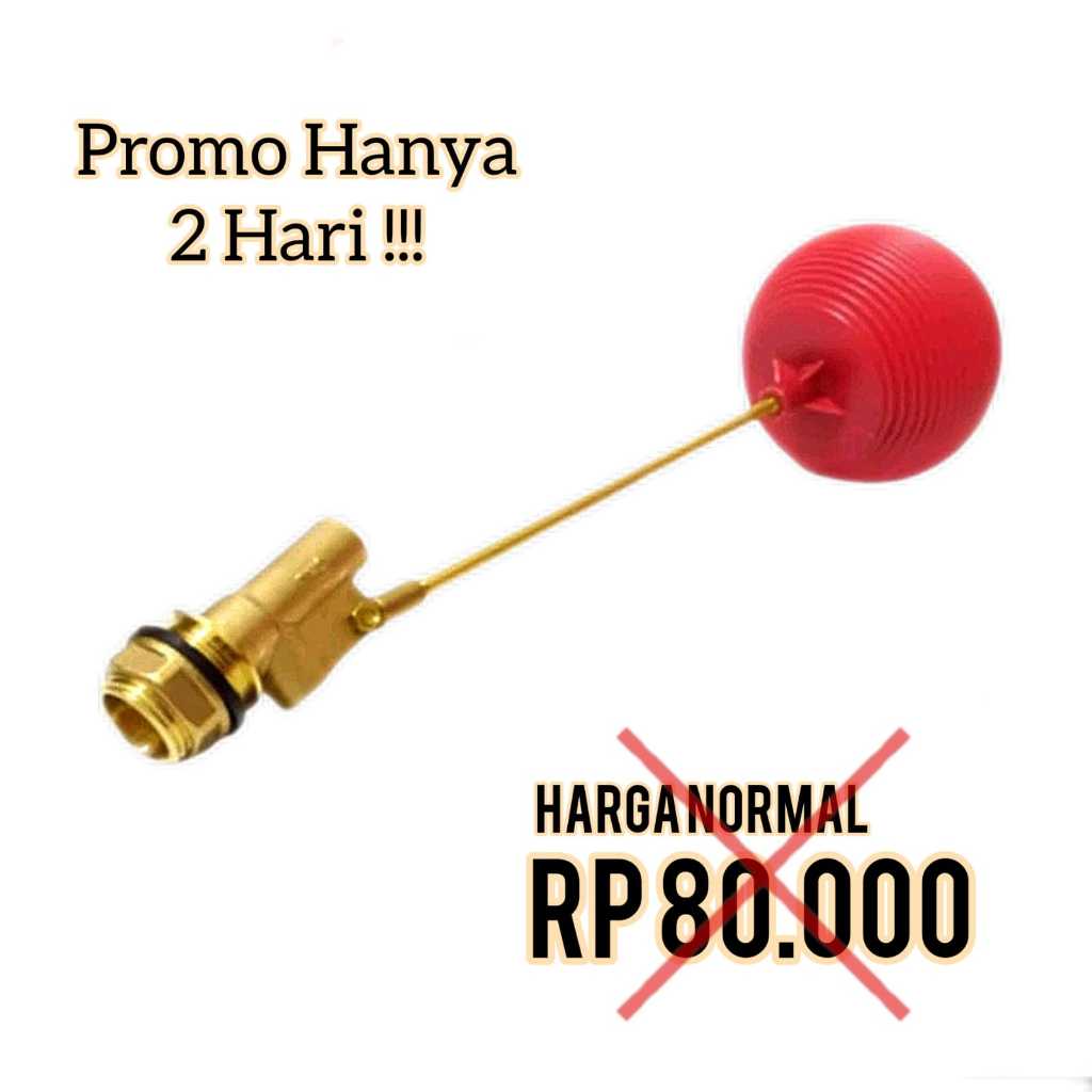 Jual Pelampung bola bulat floating valve otomatis radar bak tangki ...