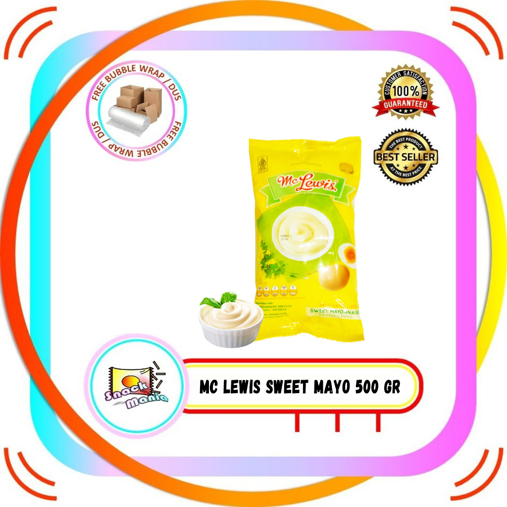 Jual Mc. Lewis Saus Sweet Mayo Mayonnaise 500 gr Mayones Mayonais ...