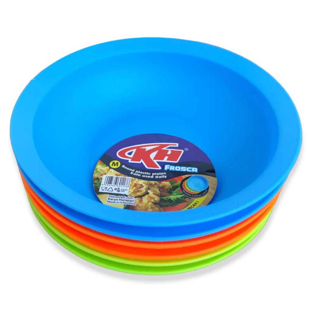 Jual PIRING MAKAN DALAM KH FROSKA UKURAN L/PIRING PLASTIK/PIRING MAKAN ...