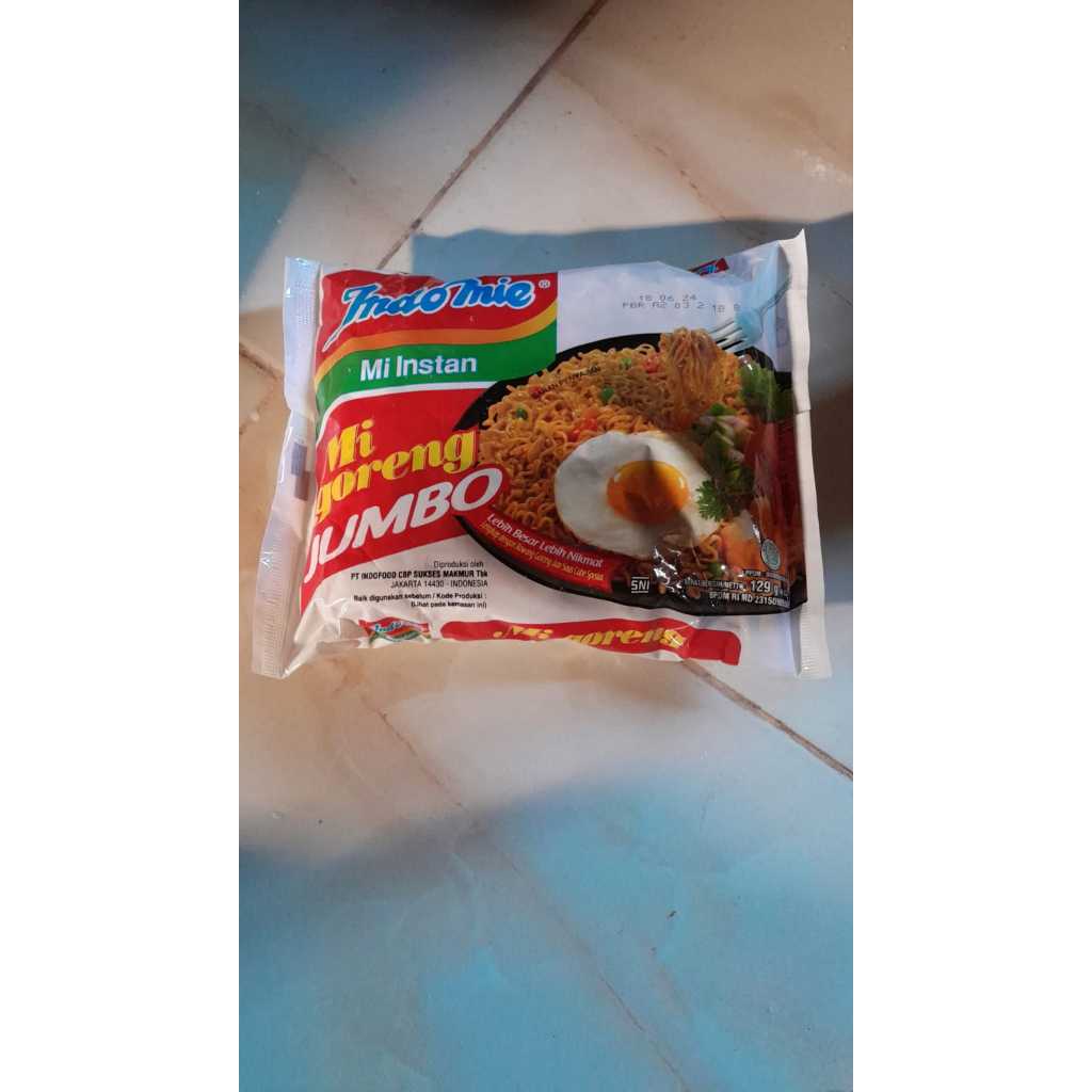 Jual Mie goreng jumbo biasa isi bersih 129 gr | Shopee Indonesia