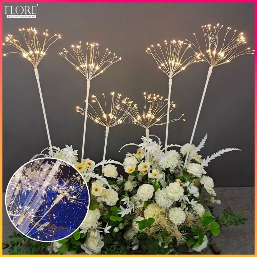 Jual Lampu Standing Laba Laba Kembang Api 1 Set isi 6 Standing/Lampu ...