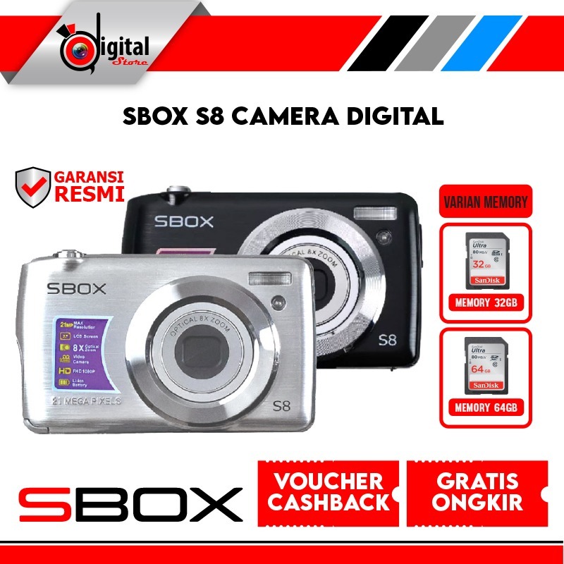 Jual SBOX S8 Camera Digital / Kamera Pocket SBOX S8 | Shopee Indonesia
