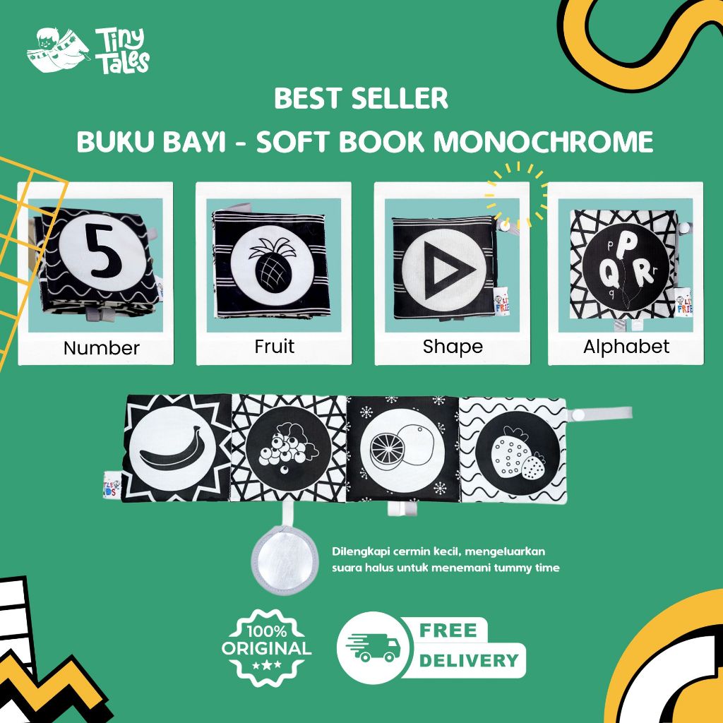 Jual Newborn Book - Buku Anak Bayi Baru Lahir - Board Book Soft Book ...