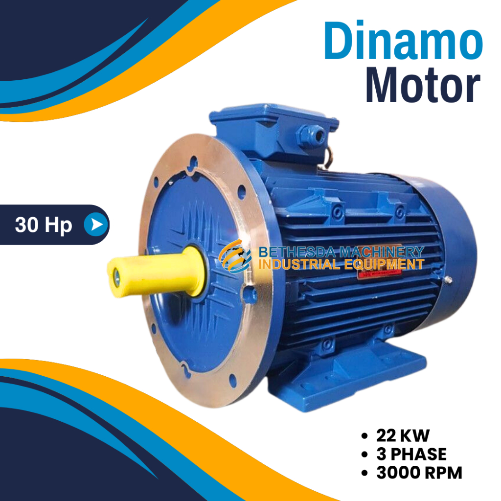 Jual 30 HP 22 KW 3000 RPM Dinamo Motor 3Phase Motor Listrik 30HP | Shopee Indonesia