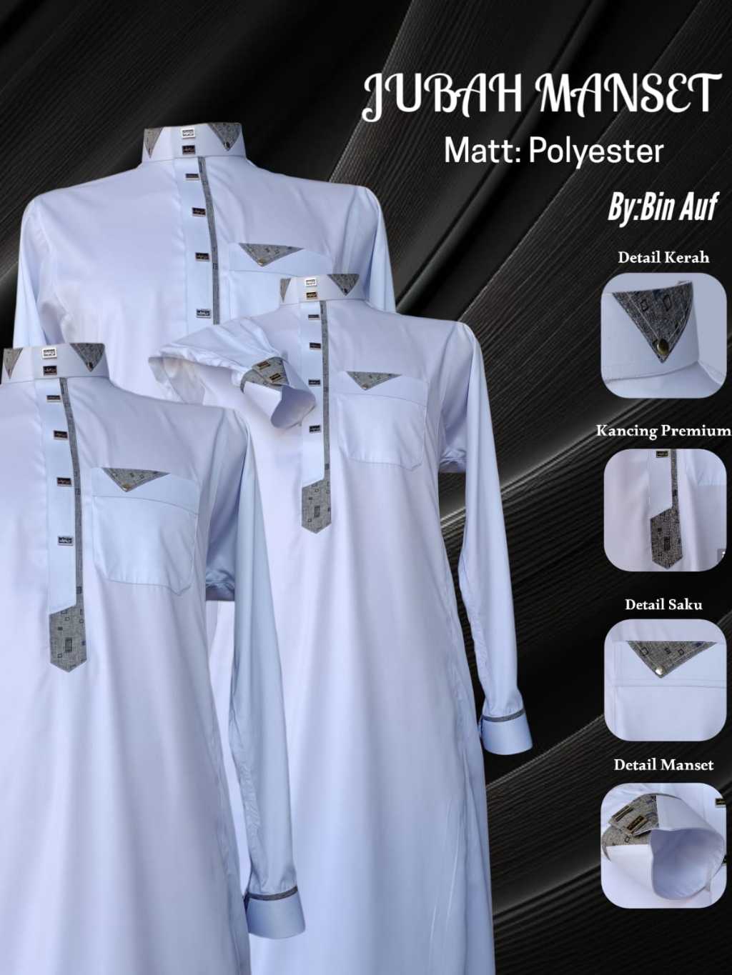 Jual Gamis jubah kurtah busana baju muslim pria model jubah Alharamain ...