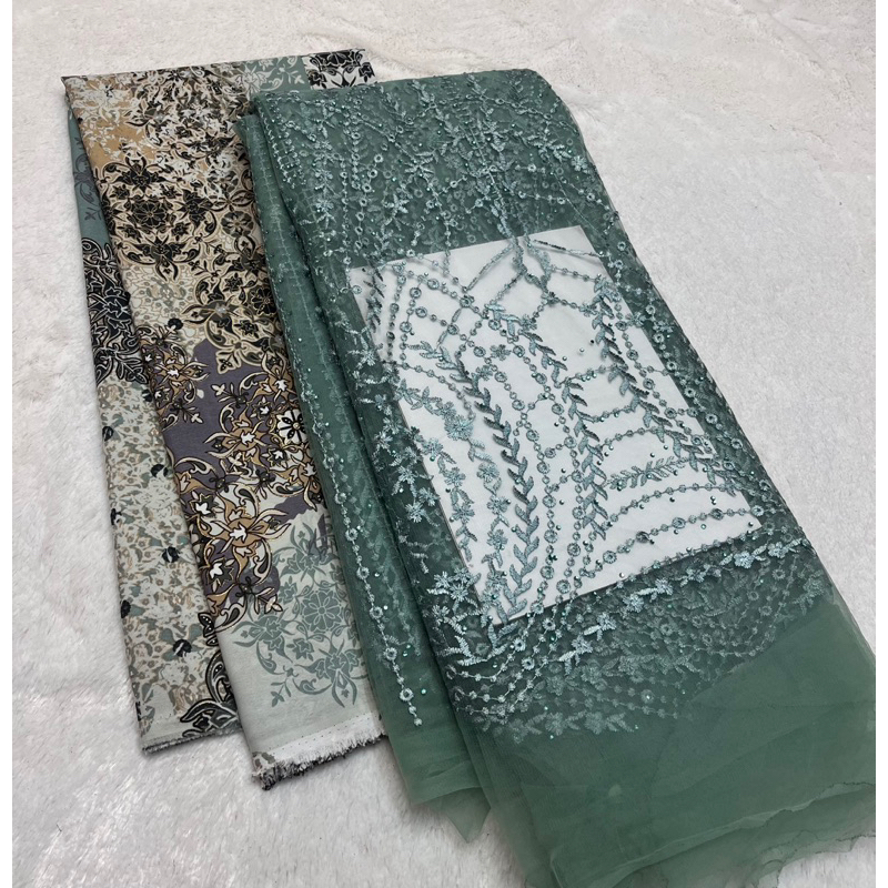 Jual Set/Paket Kain Bridesmaid Tile Payet & Batik | Shopee Indonesia