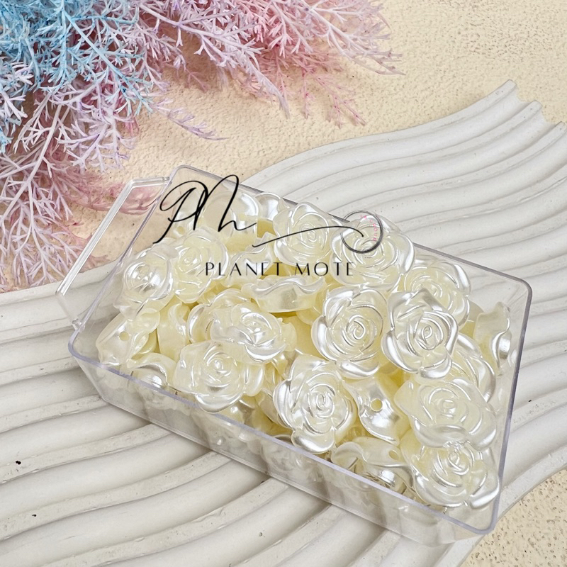 Jual Manik Mote Rose Flowers Black Gold Silver Series (15gr) | Shopee ...