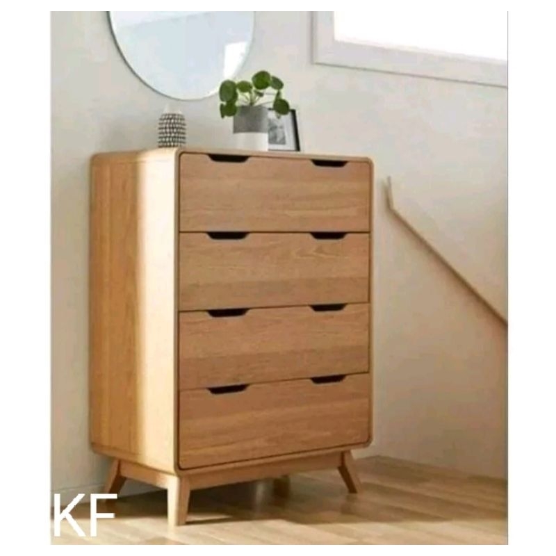 Jual Bofet Minimalis Laci 4 Kayu Jati P80 L45 T120 | Shopee Indonesia