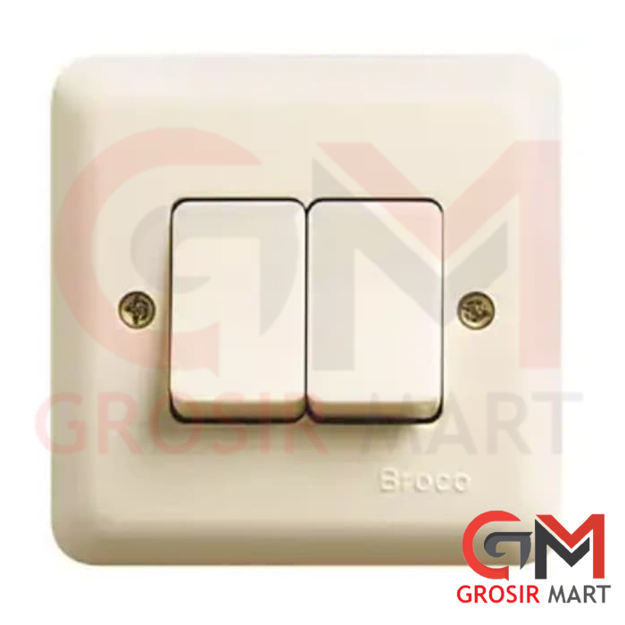 Jual Broco Saklar Engkel Seri Stop Kontak Galleo Putih New Gee Allegra ...