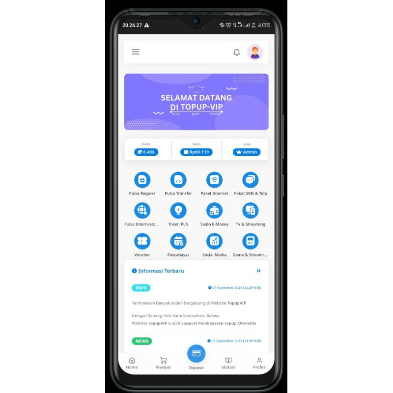 Jual Script Source Code Topup Game Panel SMM PPOB | Pembayaran Deposit Otomatis Via Tripay ...