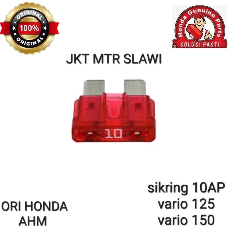 Jual 98200-310-01 Sikring 10A Warna Merah vario 110, beat f1,beat esp ...