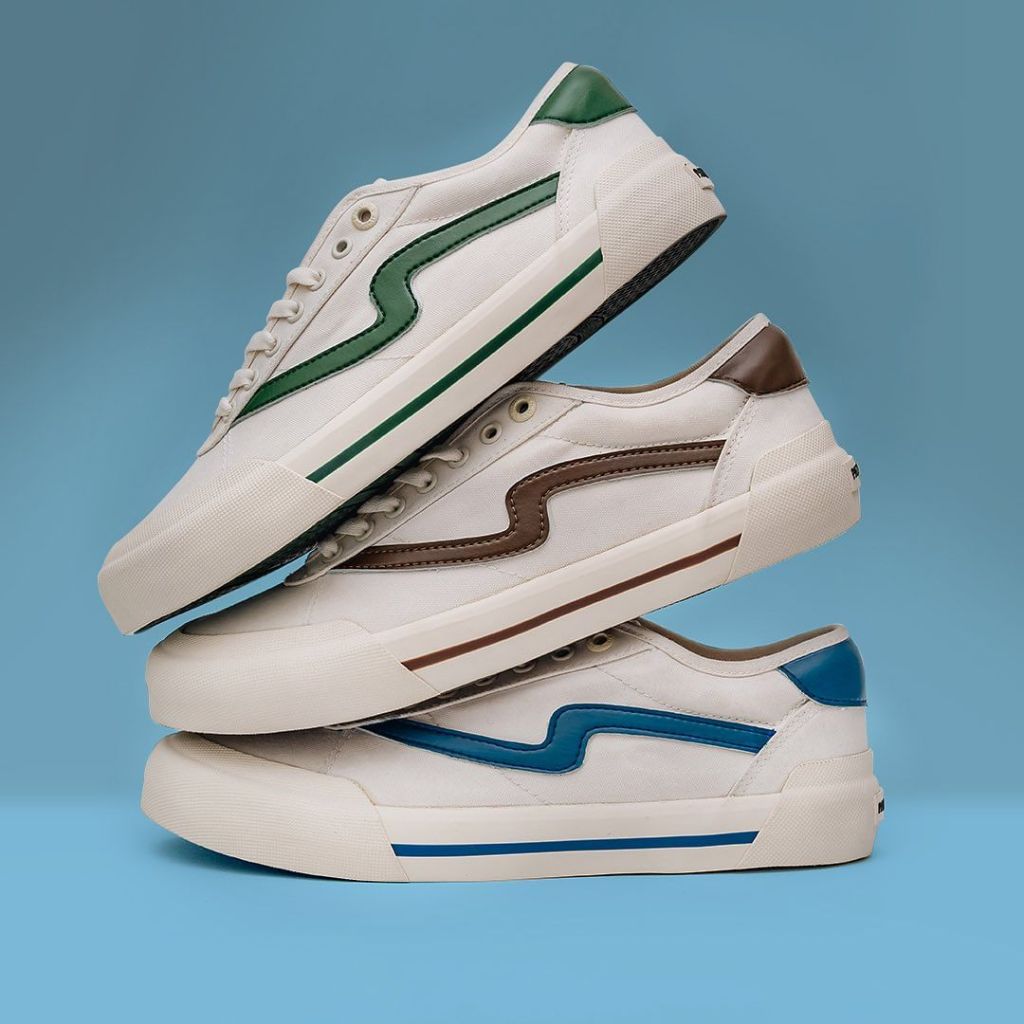 Jual Sepatu Patrobas Ivan Classic Low Court Green, Olympic Blue ...