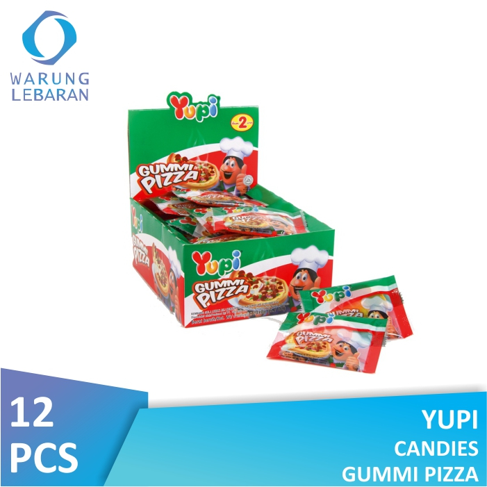 Jual Yupi Gummi Pizza 12s | Shopee Indonesia