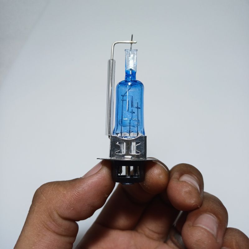 Jual Bohlam Motor HALOGEN HID ( CAHAYA PUTIH ) M5 12V 35/35WP15d-25-3 ...