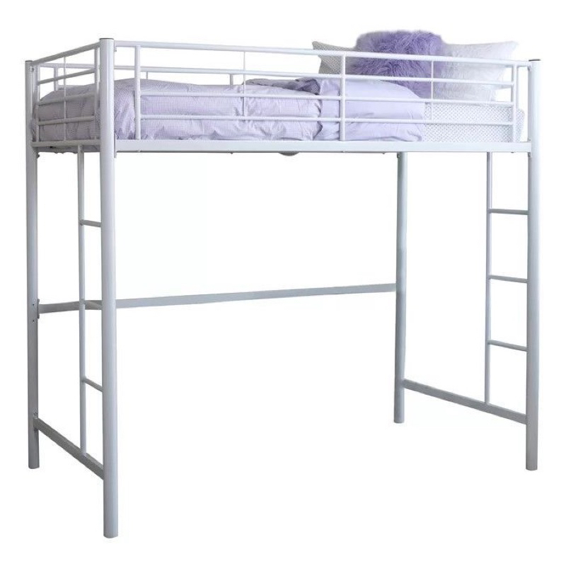 Jual mezzanine bed/loft bed/ ranjang besi kolong | Shopee Indonesia