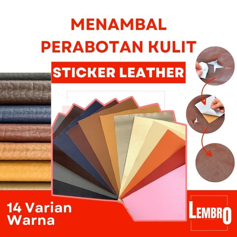 Jual Sticker Stiker Leather Cover Sarung Latex Kulit Penambal Tambalan ...