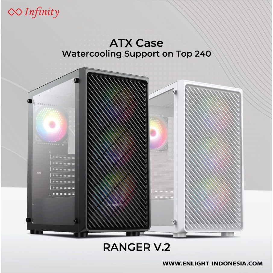 Jual Casing Infinity Ranger V2 Atx Gaming Infinity Case Ranger V2 Shopee Indonesia 