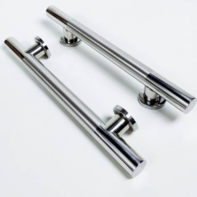 Jual pull handle pintu bulat stainless | gagang tarikan pintu stainless bulat 33 cm | tarikan ...