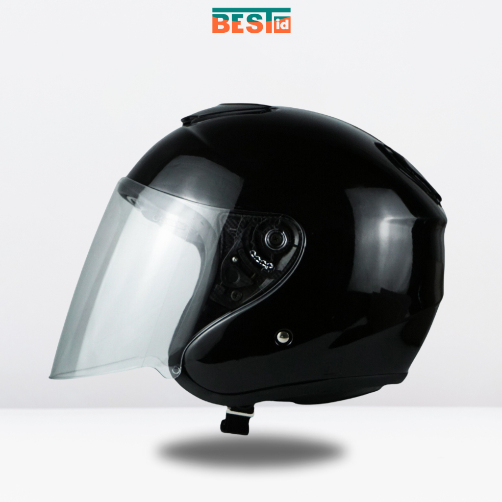 Jual Helm Half Face Solid Harian Viral Series KYOTO R-six helmet ...