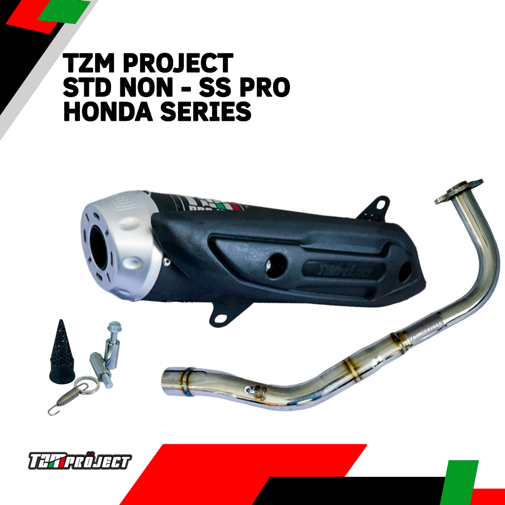 Jual TZM Project Exhaust STD Non SS Pro Full Package untuk Honda ...