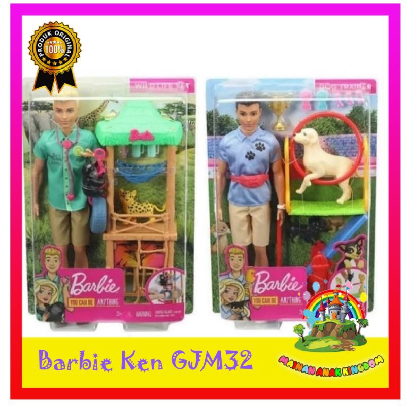 Jual Barbie Ken Playset GJM32 Original Dog Trainer | Shopee Indonesia