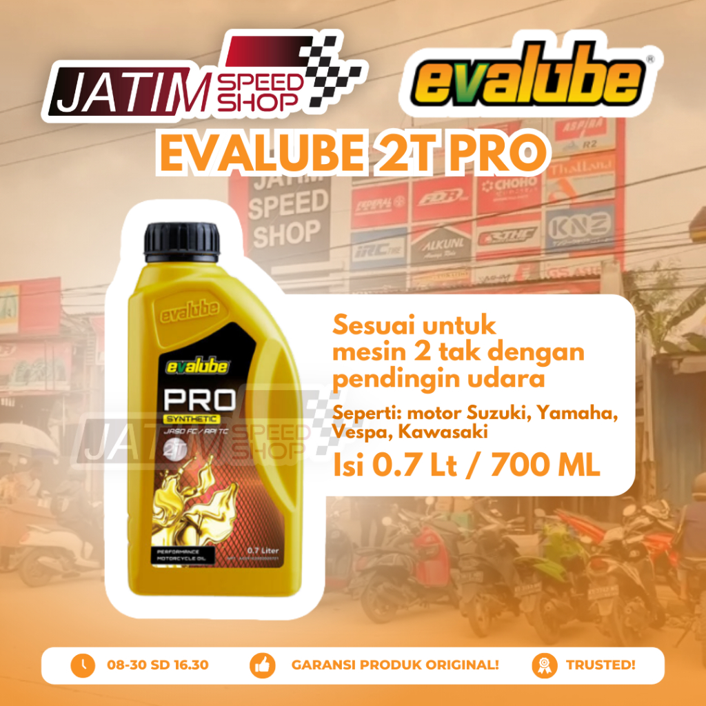 Jual Oli Evalube 2T Pro 2 Tak Original 0.7 Lt/700 ML | Shopee Indonesia