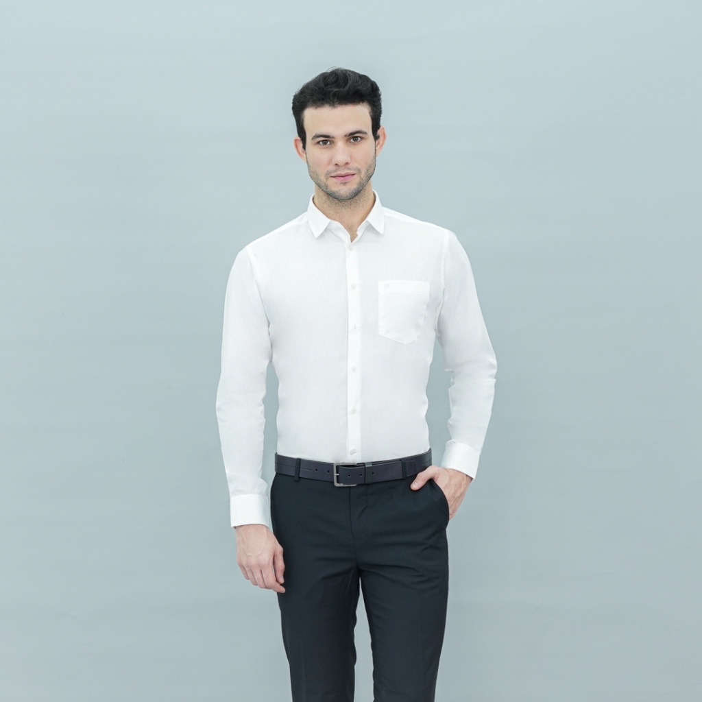 Jual Johnwin - Kemeja Formal Basic - Lengan Panjang Warna Putih FSH.650.Q251.967.C-L/S | Shopee ...