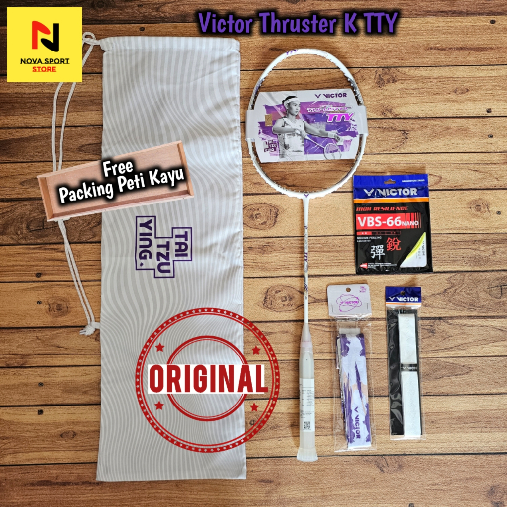 Jual Raket Badminton Victor Thruster K TTY Tai Tsu Ying | Shopee Indonesia