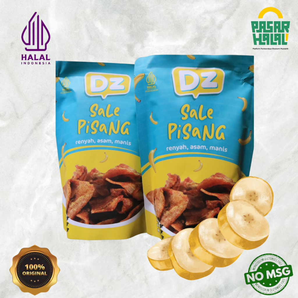 Jual DZ Sale Pisang - Snack Pisang Gurih Tanpa Pewarna Makanan | Shopee ...
