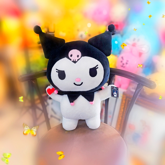 Jual Boneka Kuromi Sanrio plush Doll Size Large 49cm Harga Promo kuromi ...