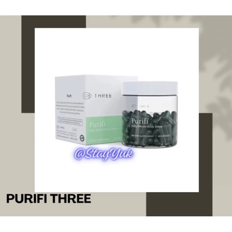 Jual Purifi Three III Suplemen Vitamin Multivitamin | Shopee Indonesia