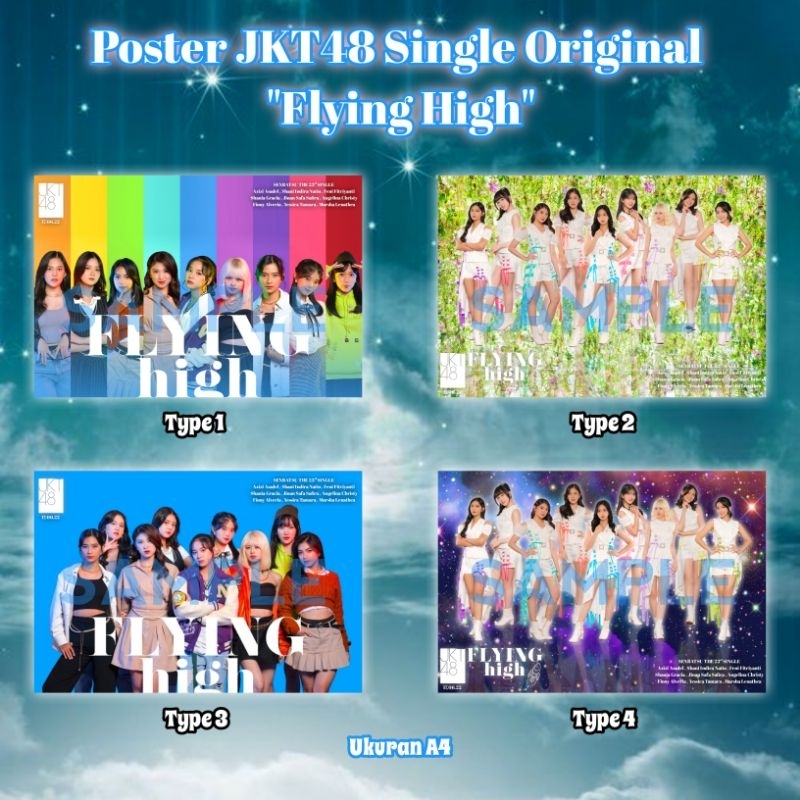 Jual Poster JKT48 Single Original Flying High | Shopee Indonesia
