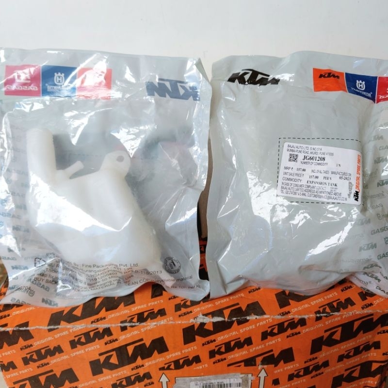 Jual TABUNG RADIATOR KTM DUKE 200 250 390 RESERVOIR RADIATOR KTM DUKE ...