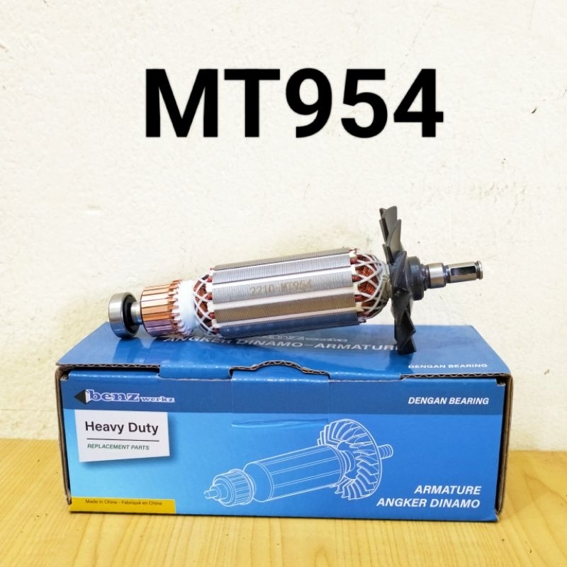 Jual Armature MT954 BENZ Angker Dinamo Gerinda MAKTEC MT954 with ...