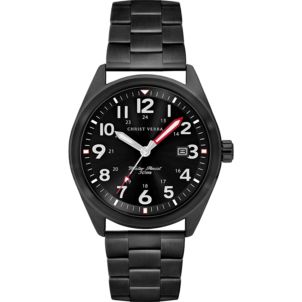 Jual Christ Verra Casual Men's Watches CV 232058G-16 BLK | Shopee Indonesia