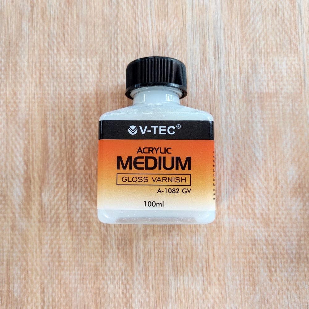 Jual V-TEC Acrylic Medium Varnish 100ml Gloss - Matt / Vernish Akrilik ...