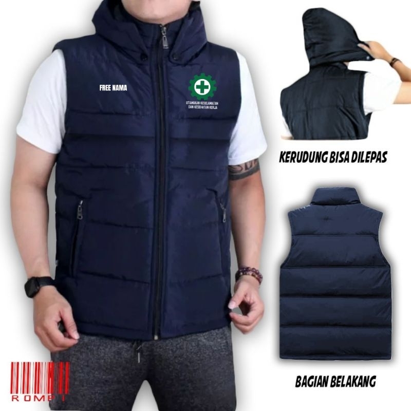 Jual ROMPI SAFETY FIRST FREE NAMA K3 CUSTOM SABLON KERJA MOTOR | Shopee ...