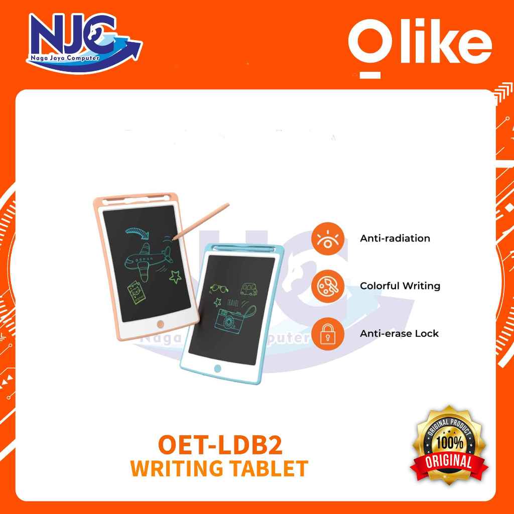 Jual Olike oet ldb 2 LCD writing tablet papan tulis gambar anak oet-ldb ...