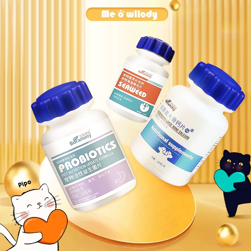 Jual Meowllody pet vitamin kucing suplemen kucing Tablet Probiotik ...