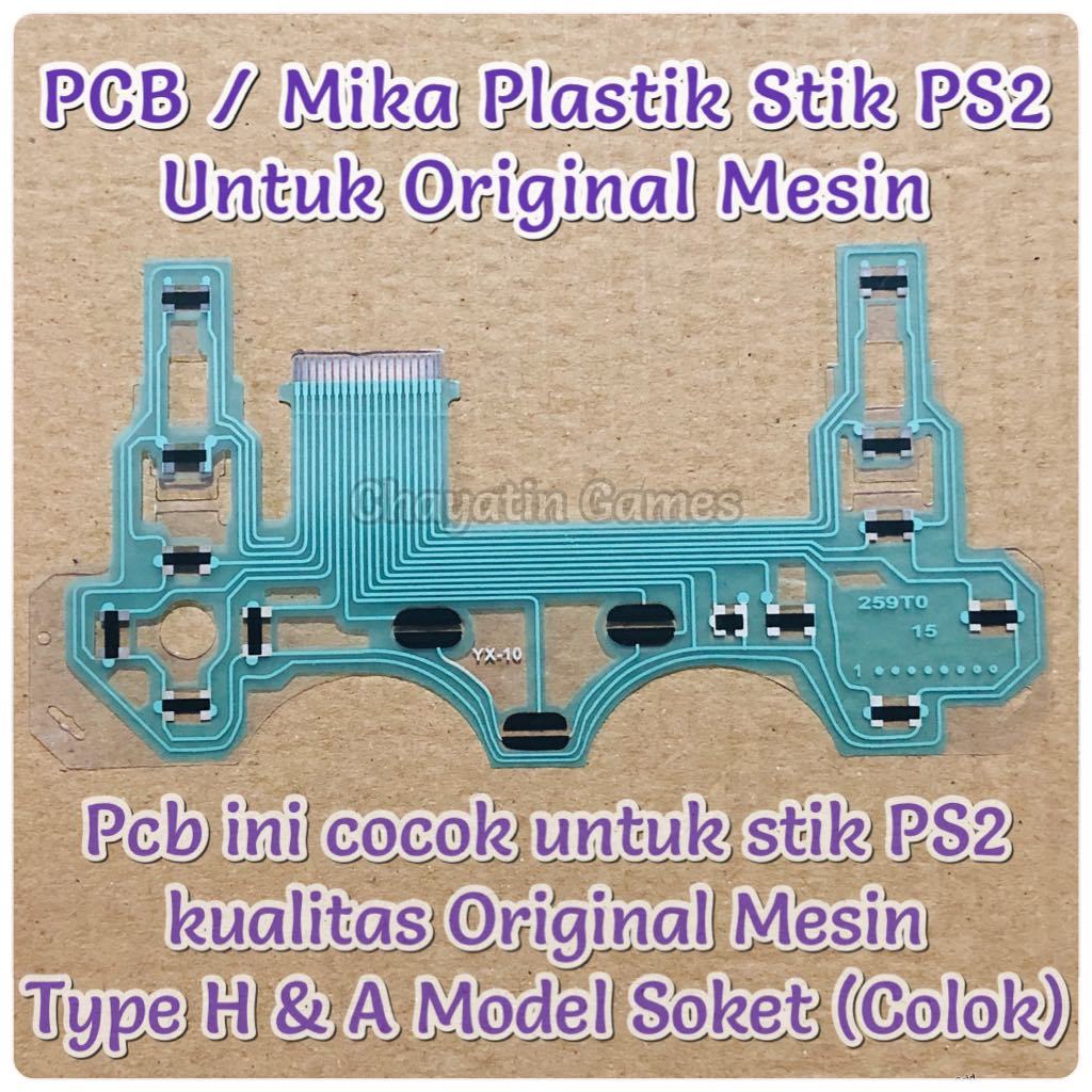 Jual PCB / Mika Stik PS2 Ori Mesin Untuk Stik Type H & A Model Soket ...