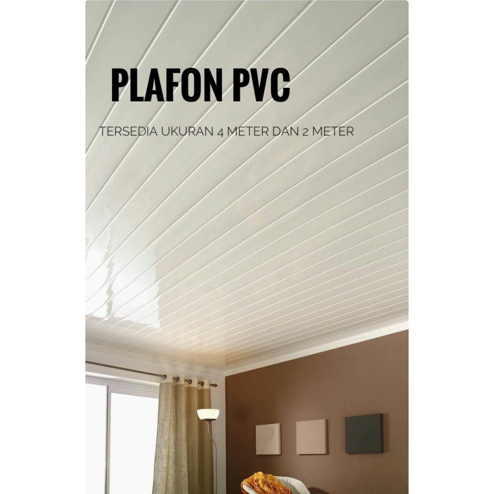Jual PLAFON PVC CEILING ELEGAN PERMETER DOFF GLOSSY ANTI JAMUR ANTI ...