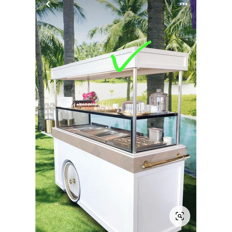 Jual Kain atap booth jualan, kain atap awning, awning outdoor | Shopee ...