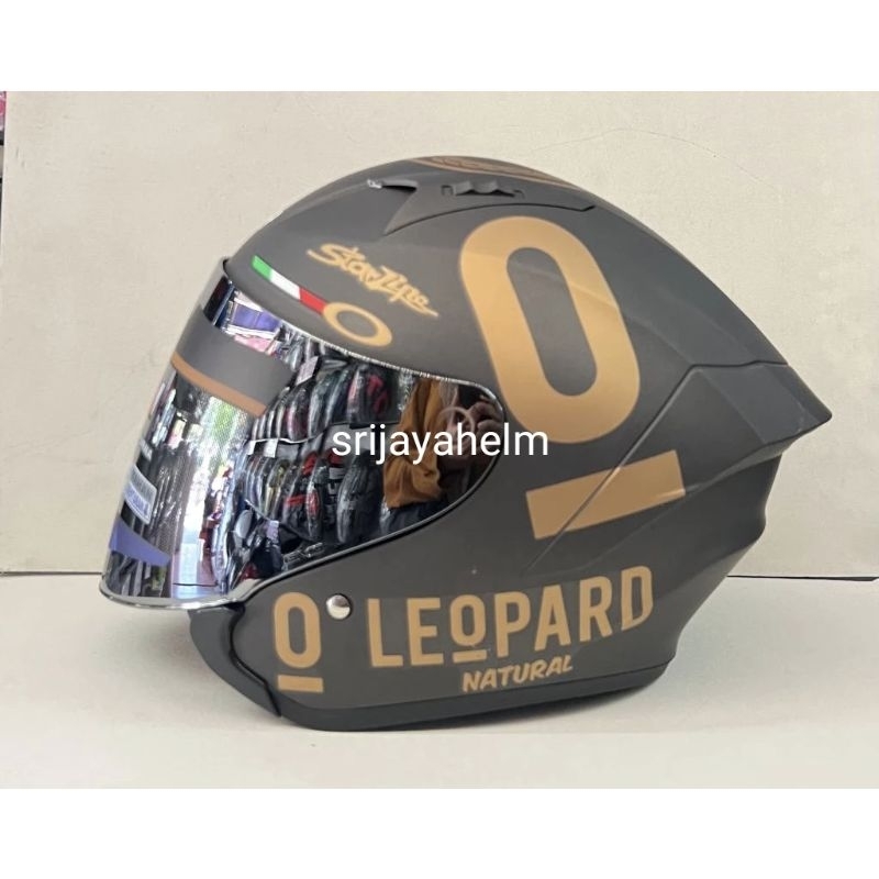 Jual HELM VENUS RR 15 PAKET GANTENG LEOPARD DAN RED BULL | Shopee Indonesia