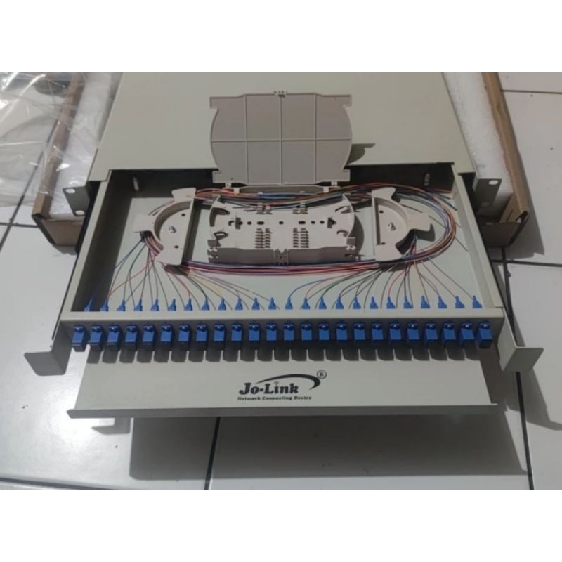 Jual OTB ODF 48 Core SC Fiber Optic Drawer Lengkap Isi | Shopee Indonesia