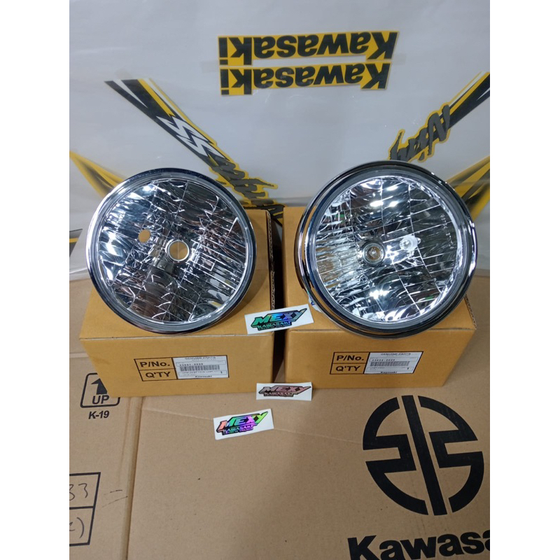 Jual REFLEKTOR LAMPU BULAT DEPAN NINJA SS NINJA R ORIGINAL KAWASAKI ...