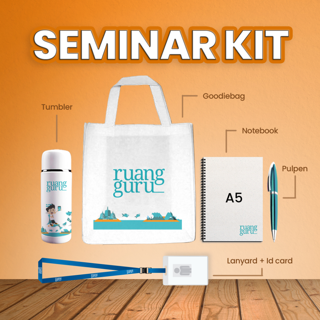 Jual SEMINAR KIT | CUSTOM SABLON Goodie Bag, Notebook A5, Pen, Lanyard ...