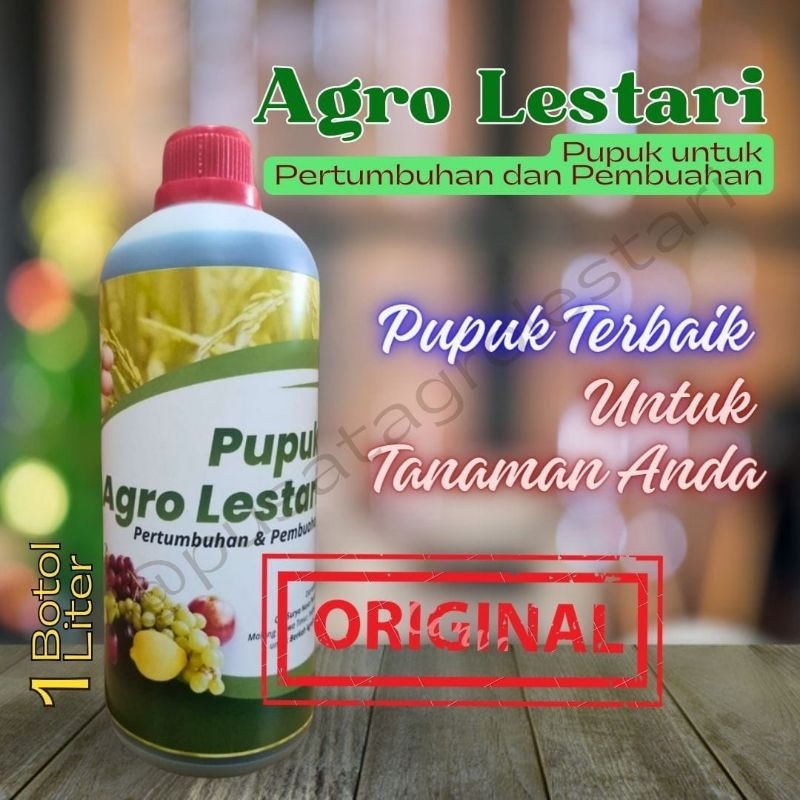 Jual Pupuk Agro Lestari ORIGINAL 1 Liter Bisa COD - Pupuk Organik - Pupuk Organik Cair Penyubur ...