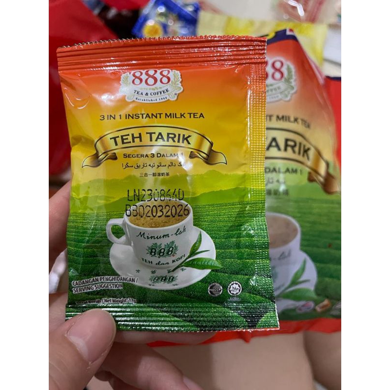 Jual 888 teh tarik instant / milk tea / white coffee | Shopee Indonesia