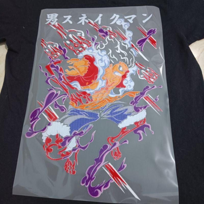 Jual SABLON DTF ANIME ONE PIECE LUFFY GEAR 4 SABLON RASTER DTF | Shopee ...